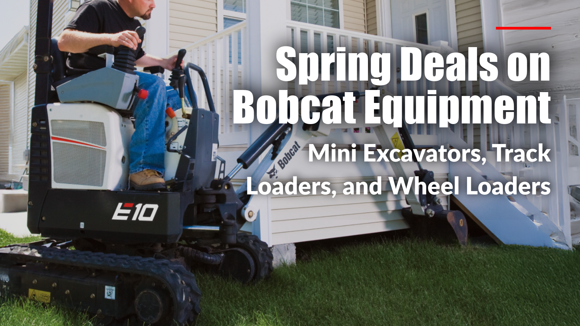 Spring Deals on Used Bobcat Equipment | Leppo Rents