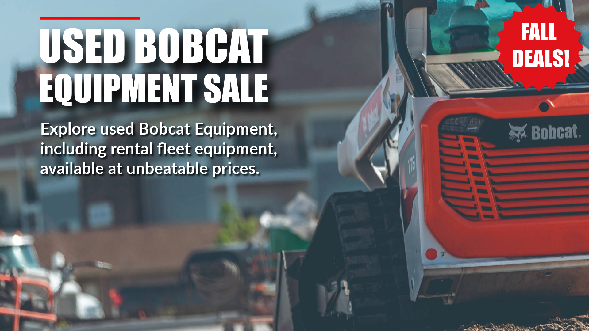 Used Bobcat Equipment for Sale | Leppo Rents